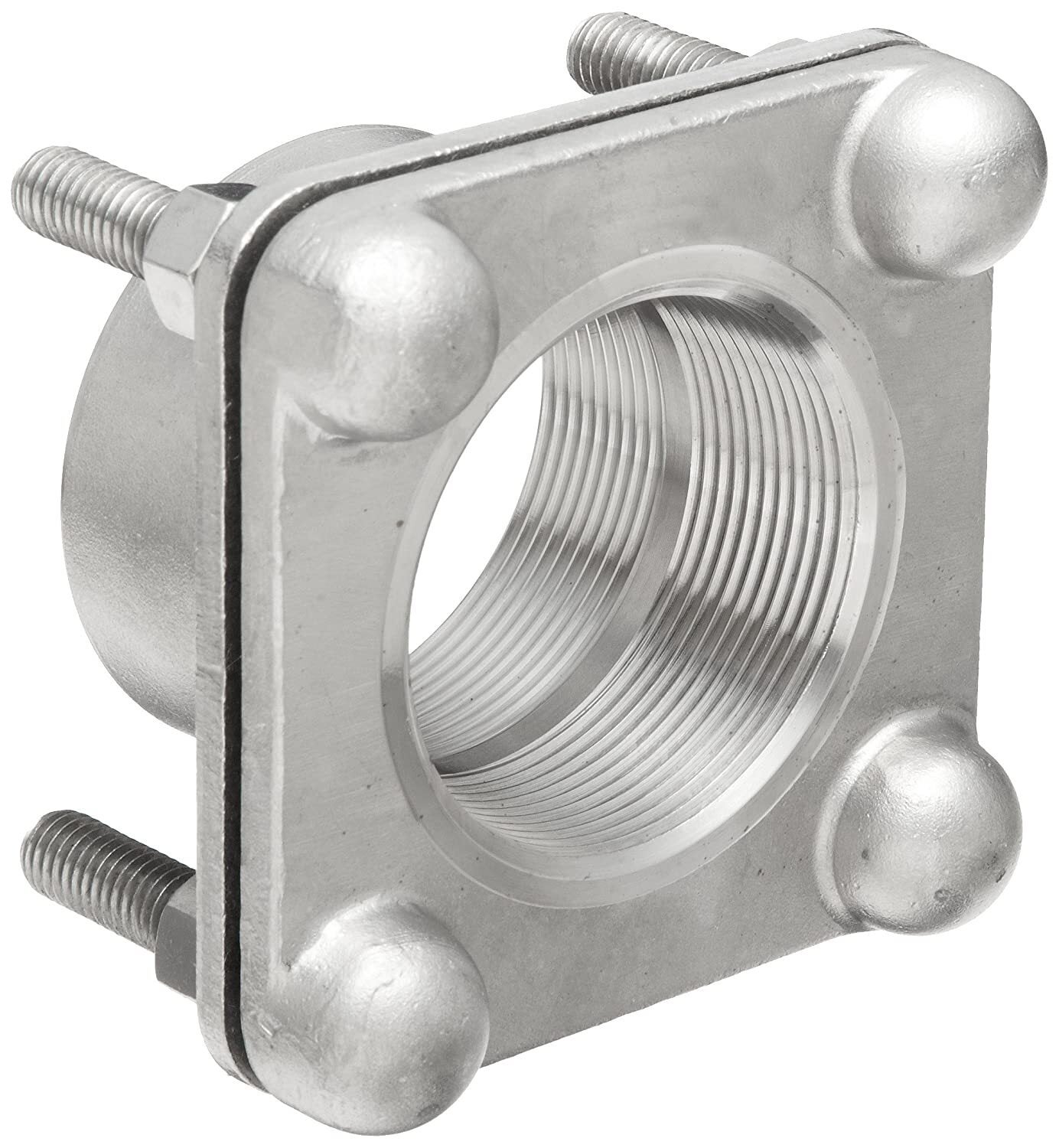 114100 1” Bolted Stainless Steel Female NPT Fitting | Hobblestone Ent Inc